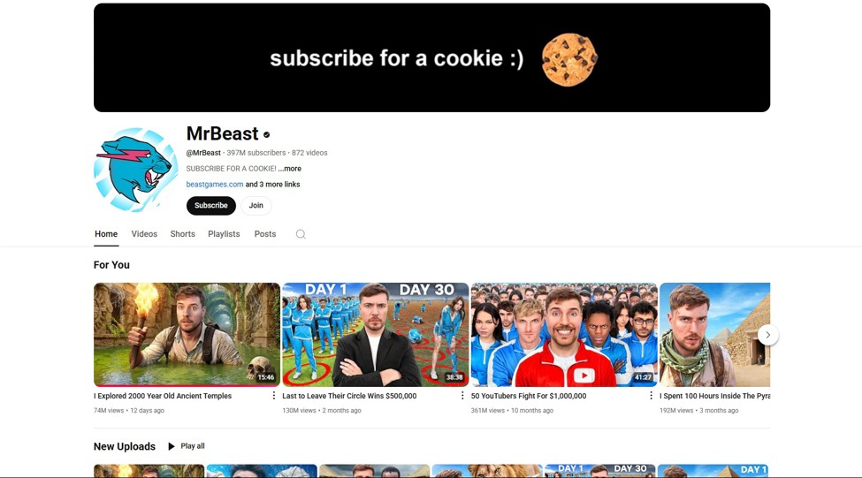 MrBeast Hits $1 Billion: Making Money to Give it Away