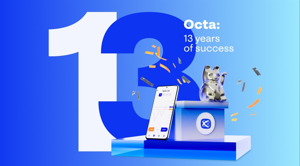 Octa Celebrating 13 years of Pioneering Online Trading Services