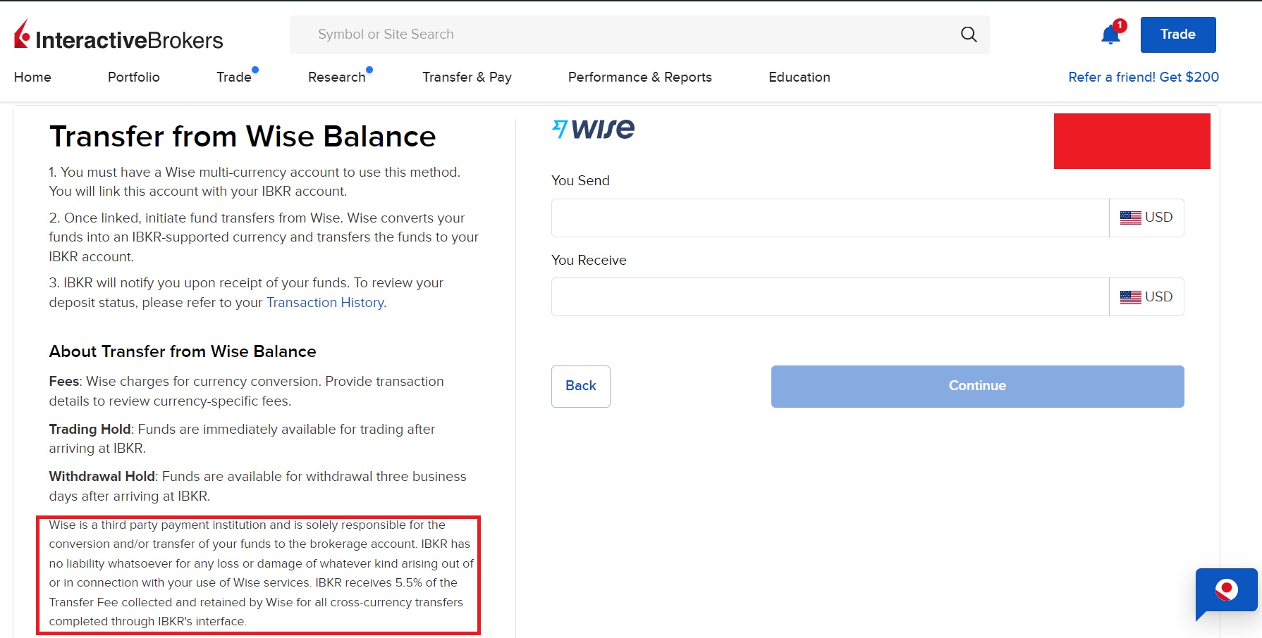 'Pay with Wise' Now Available on Interactive Brokers