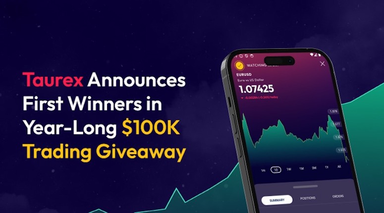 Taurex Announces First Winners in Year-Long $100K Trading Giveaway