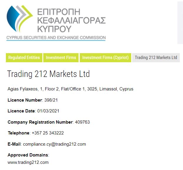 Trading 212 Gains Crypto License in Cyprus