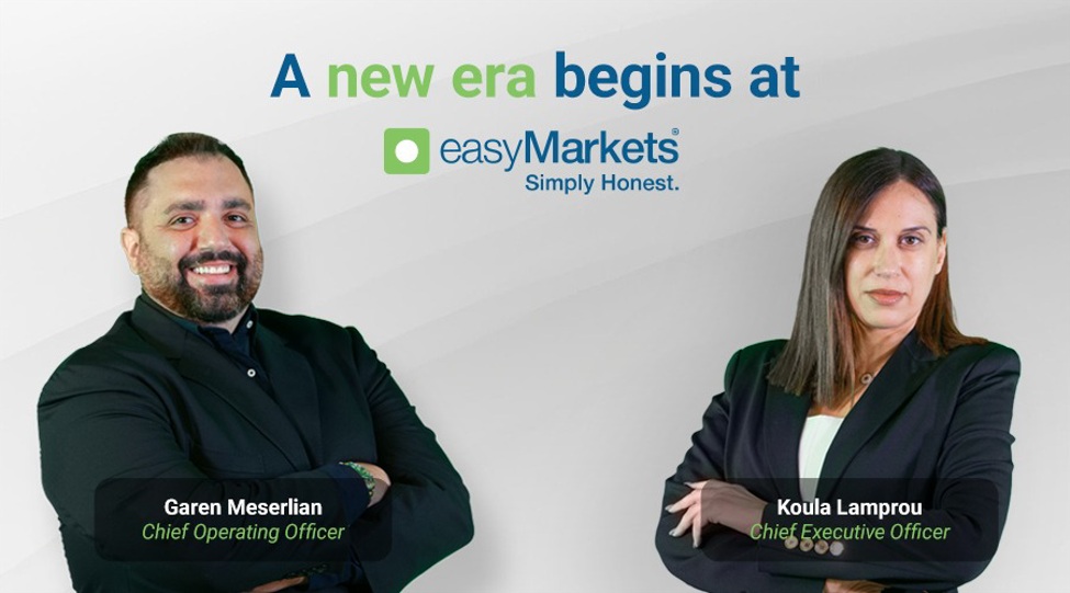 easyMarkets Announces Leadership Transition as Koula Lamprou Appointed CEO